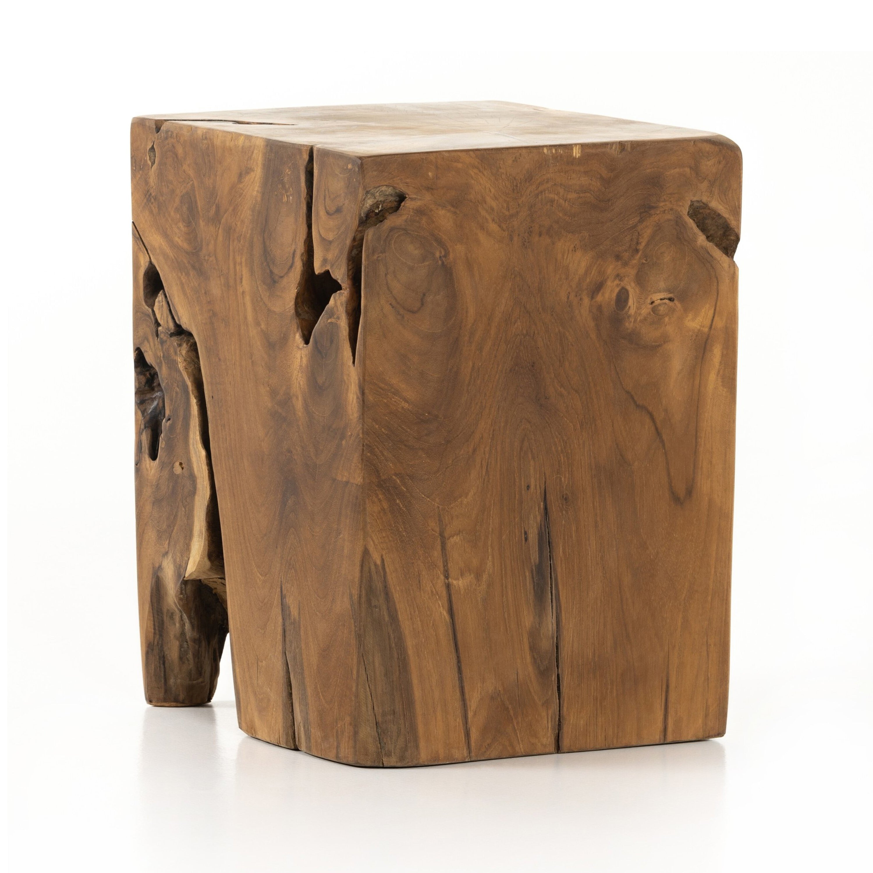 Four Hands Teak Outdoor Accent Stool - 2Modern