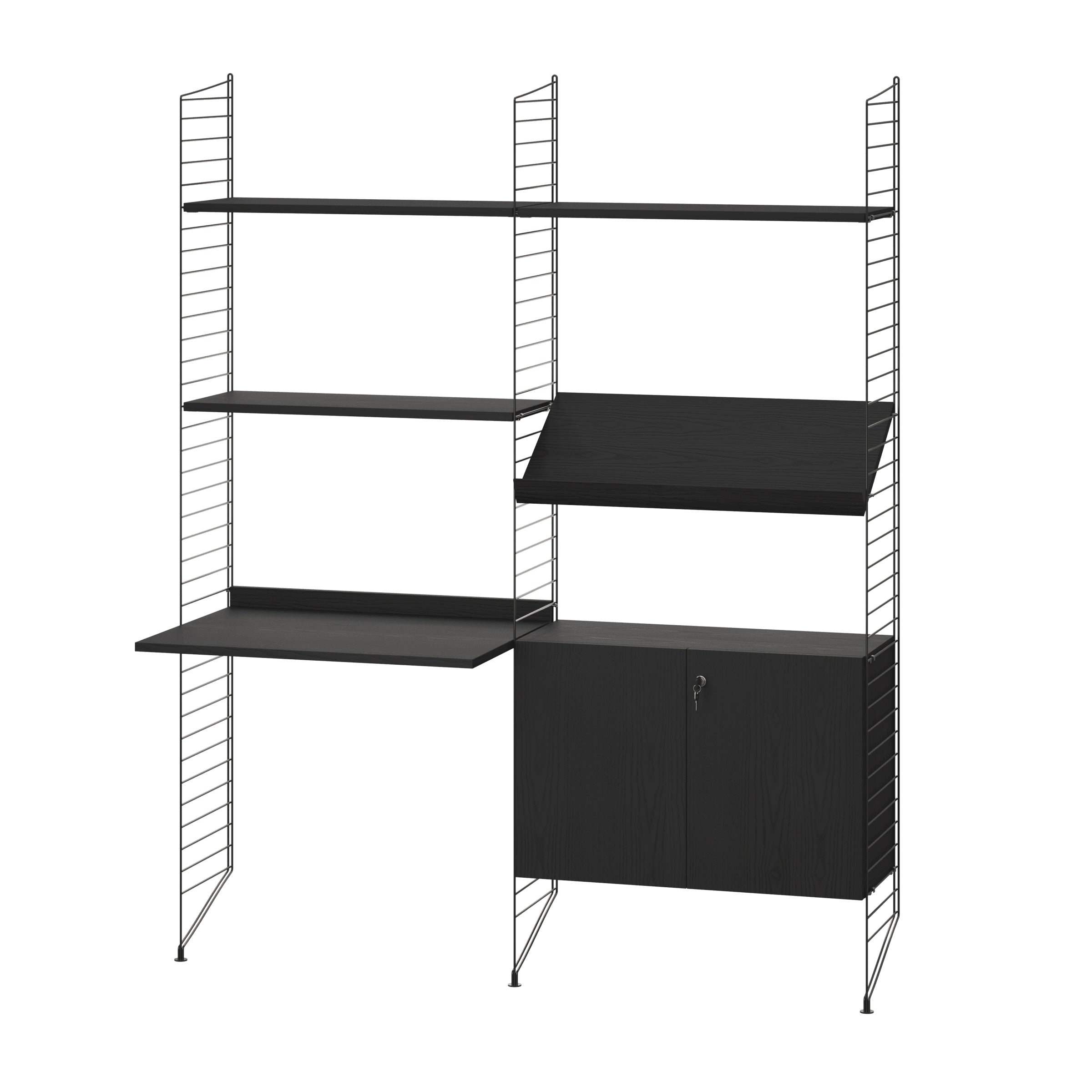 String Furniture Workspace I Shelving Unit - 2Modern