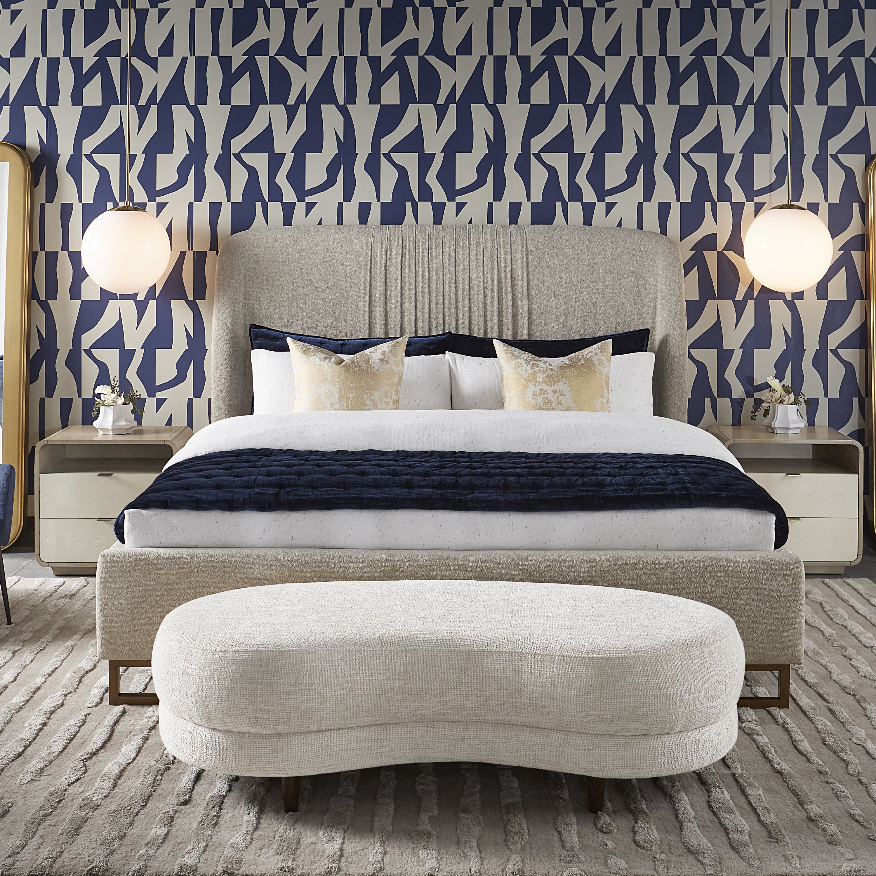 Sunpan Nevin Bed - 2Modern