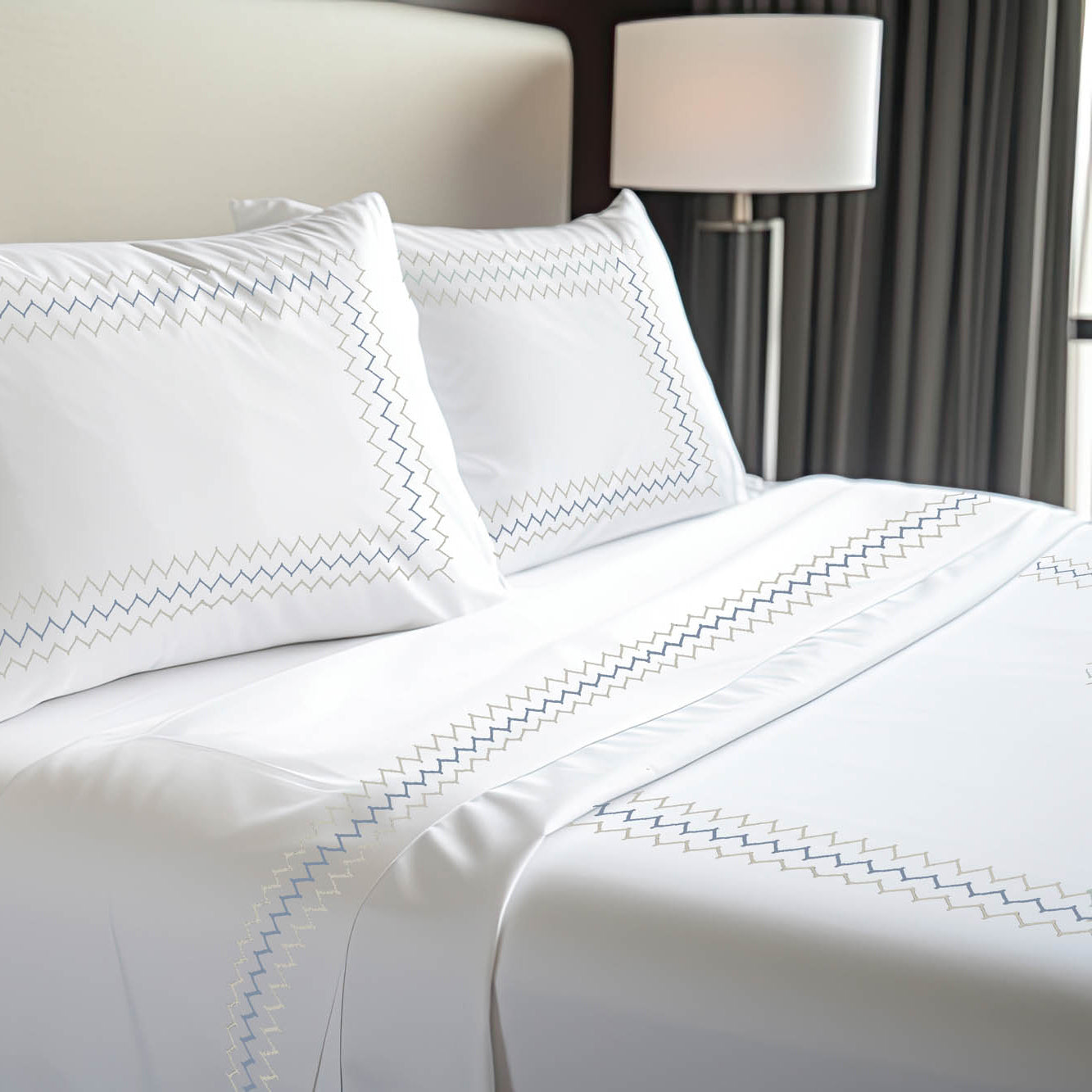 The Lino Zig Zag Top Sheet - 2Modern