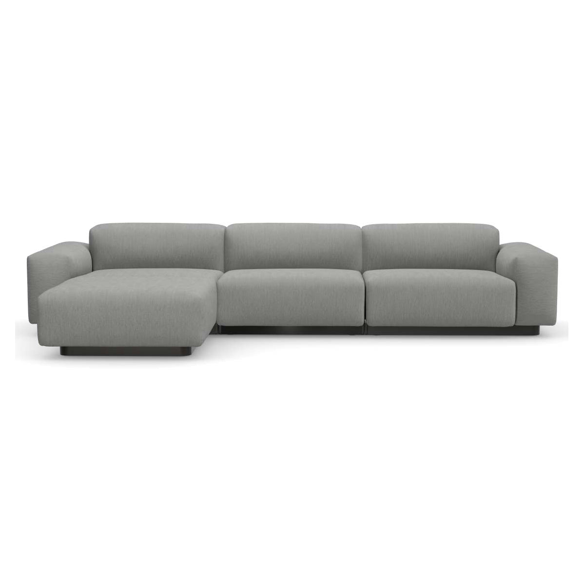 Vitra Soft Modular 3-Seater Sofa with Chaise Longue - 2Modern