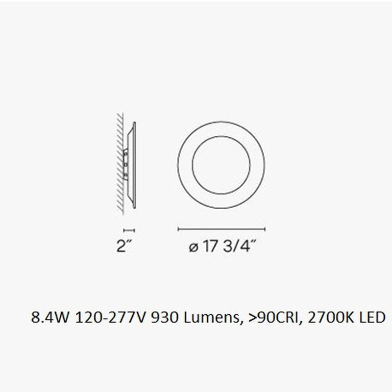 VIBIA Puck 5474 Wall Sconce - 2Modern