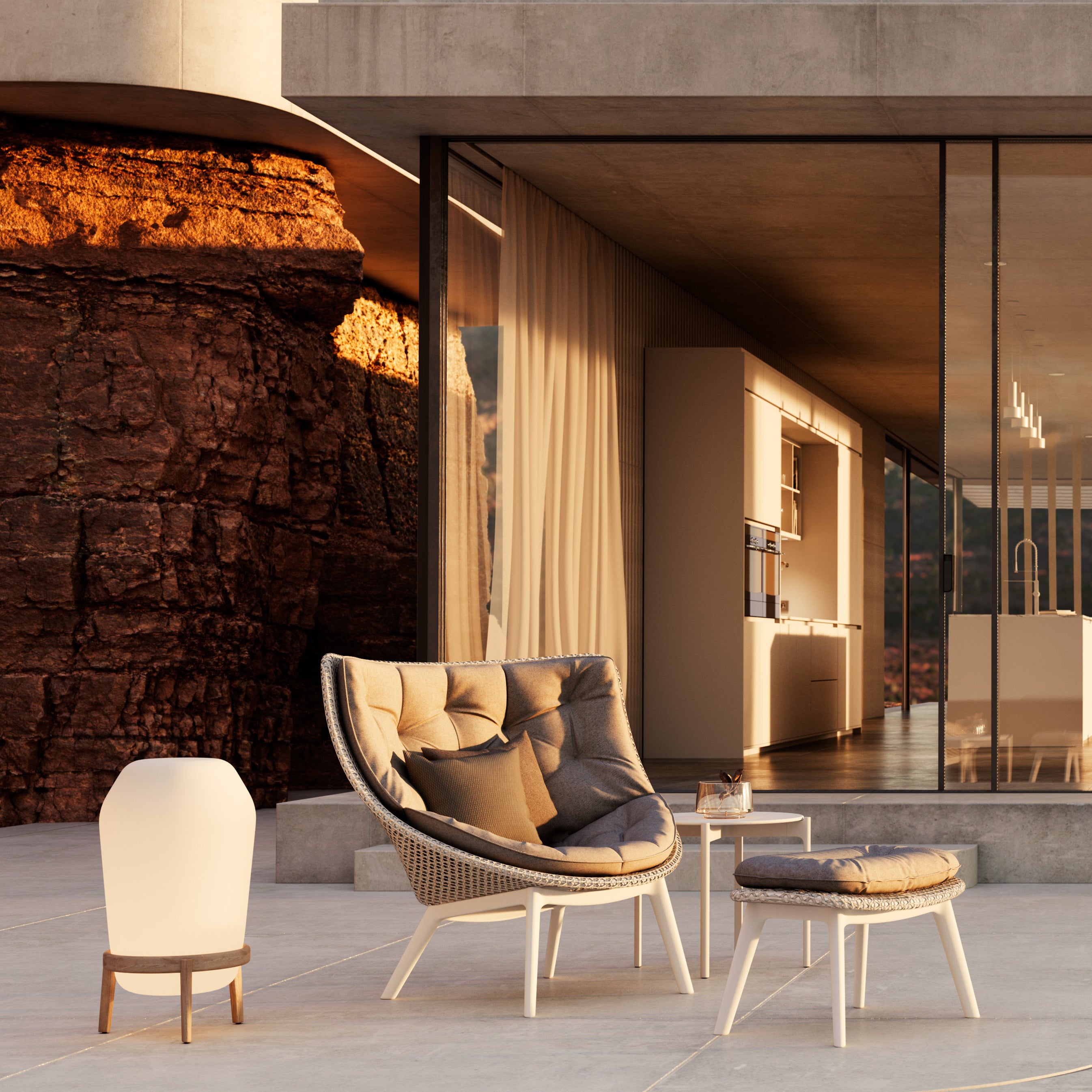 Dedon LOON Portable Floor Lamp - 2Modern