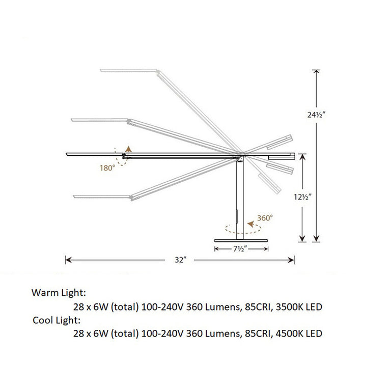 Koncept Equo LED Desk Lamp - 2Modern