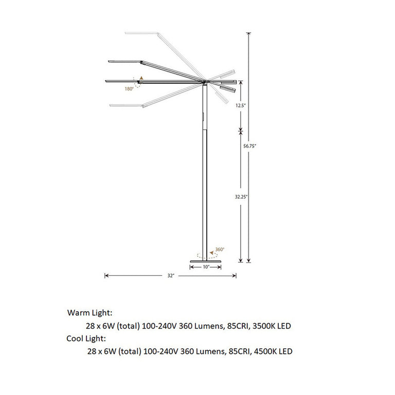 Koncept Equo LED Floor Lamp - 2Modern