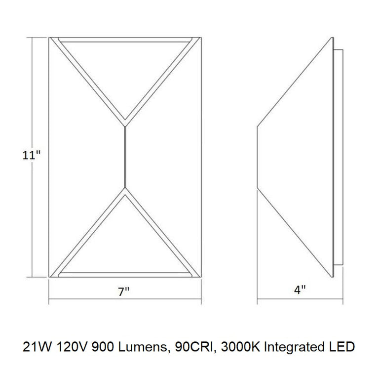 Sonneman Inside Out™ Prisma™ LED Sconce - 2Modern