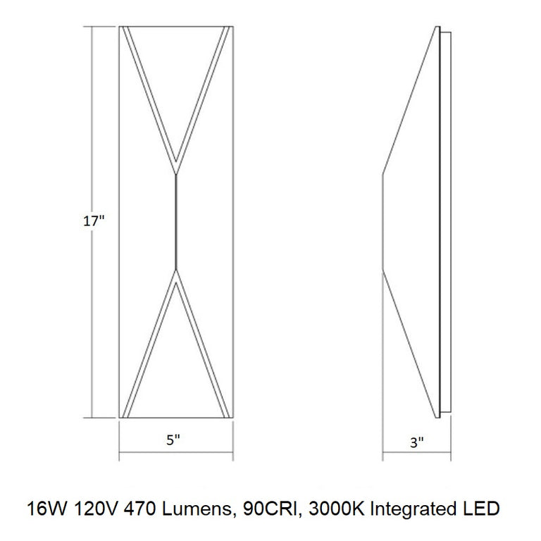 Sonneman Inside Out™ Prisma™ Tall LED Sconce - 2Modern