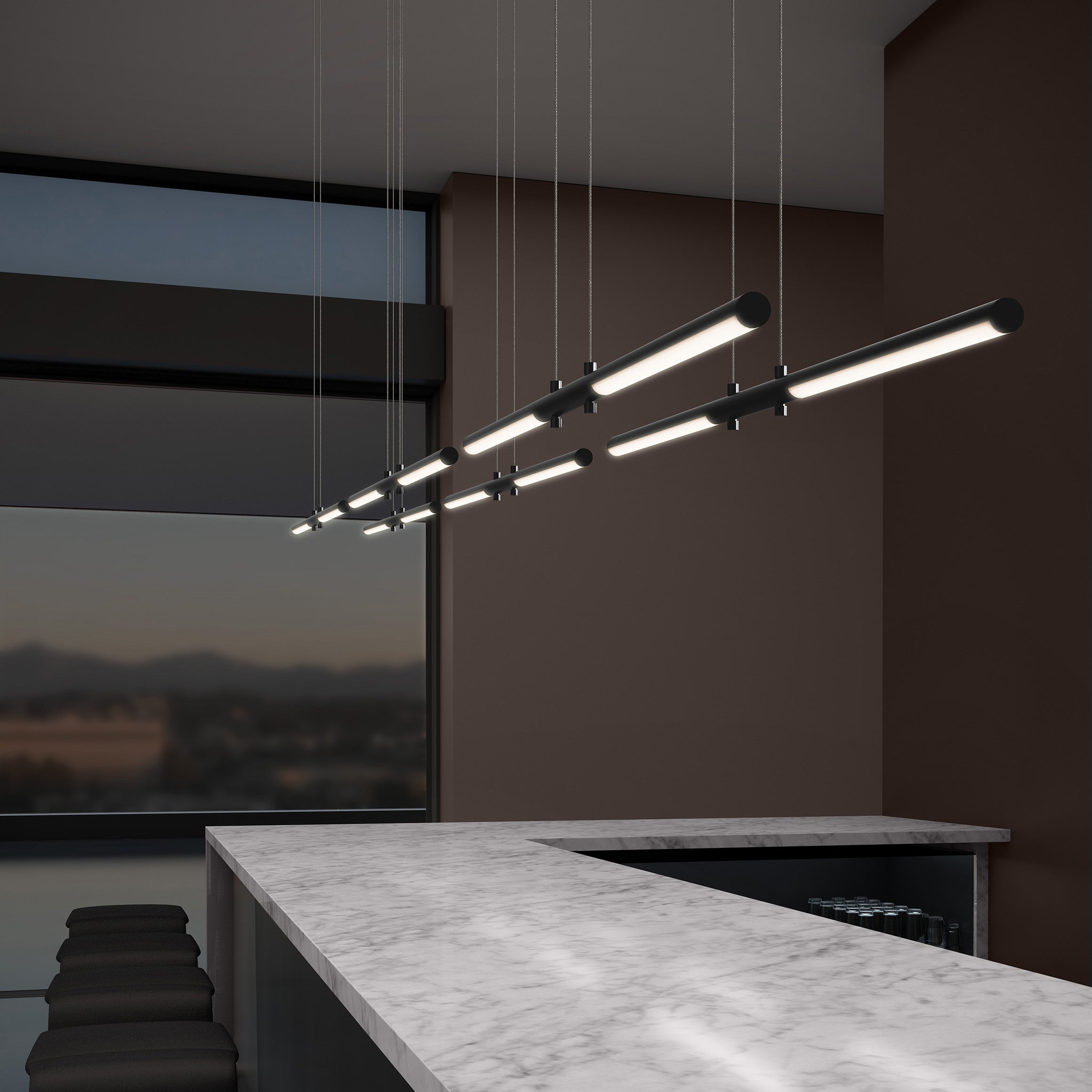 Sonneman Tik-Tak™ Tandem LED Pendant Light - 2Modern