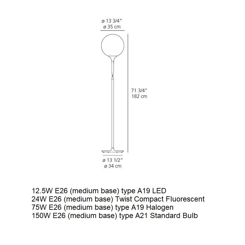 Artemide Castore Floor Lamp - 2Modern