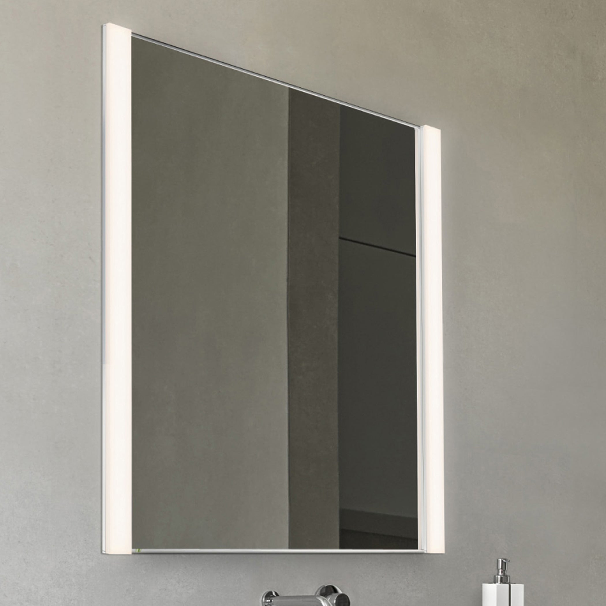 Sonneman Vanity LED Vertical Mirror with Light - 2Modern