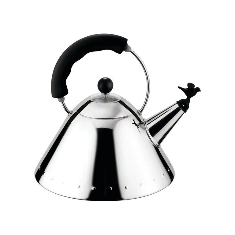 Alessi Kettle with Bird Shaped Whistle - 2Modern