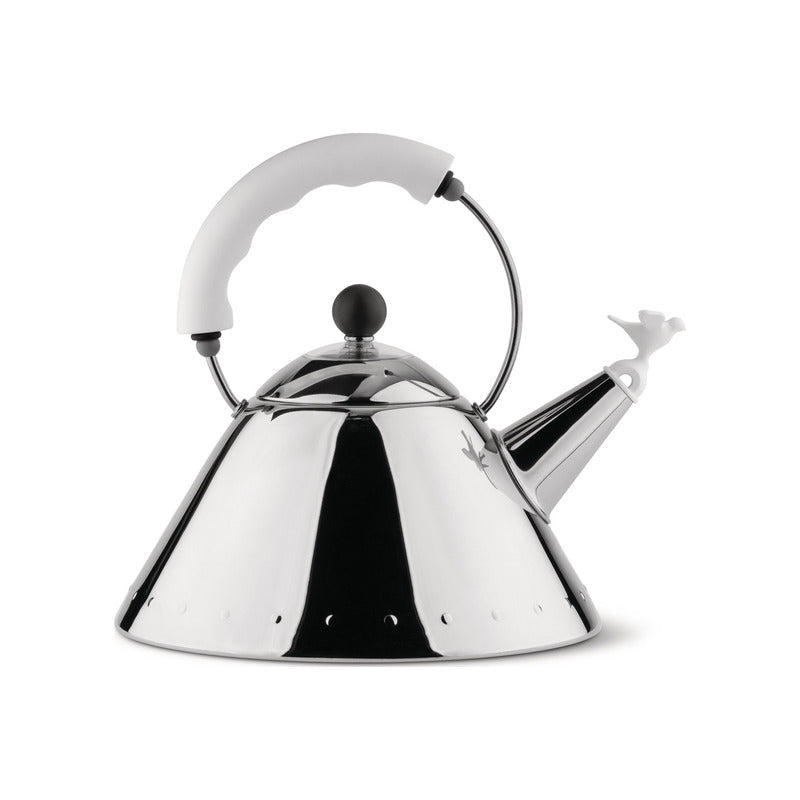 Alessi Kettle with Bird Shaped Whistle - 2Modern