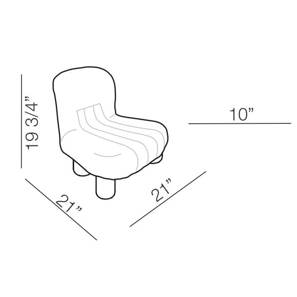 Arflex Botolo Low Chair - 2Modern