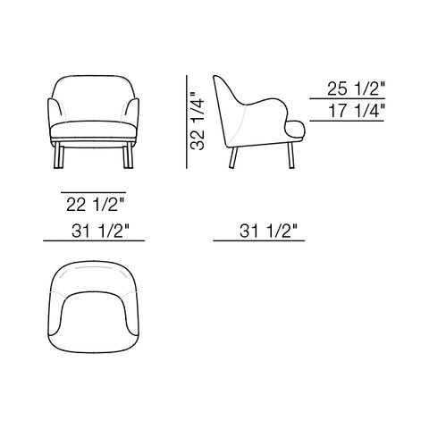 Arflex Brigitte Lounge Chair - 2Modern