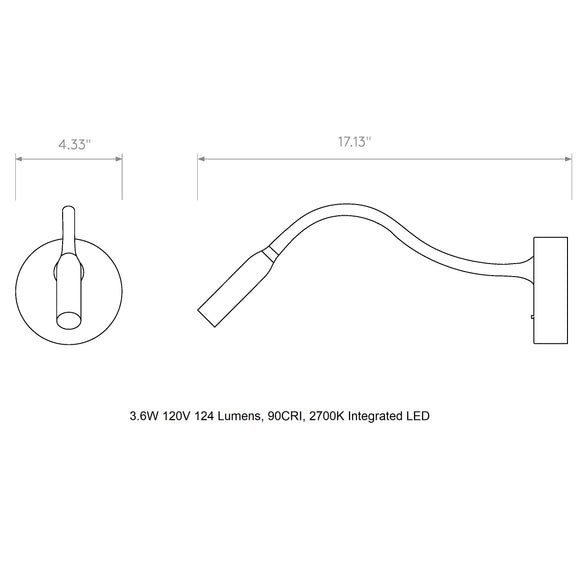 Astro Lighting Lucca Surface Reading LED Wall Sconce - 2Modern