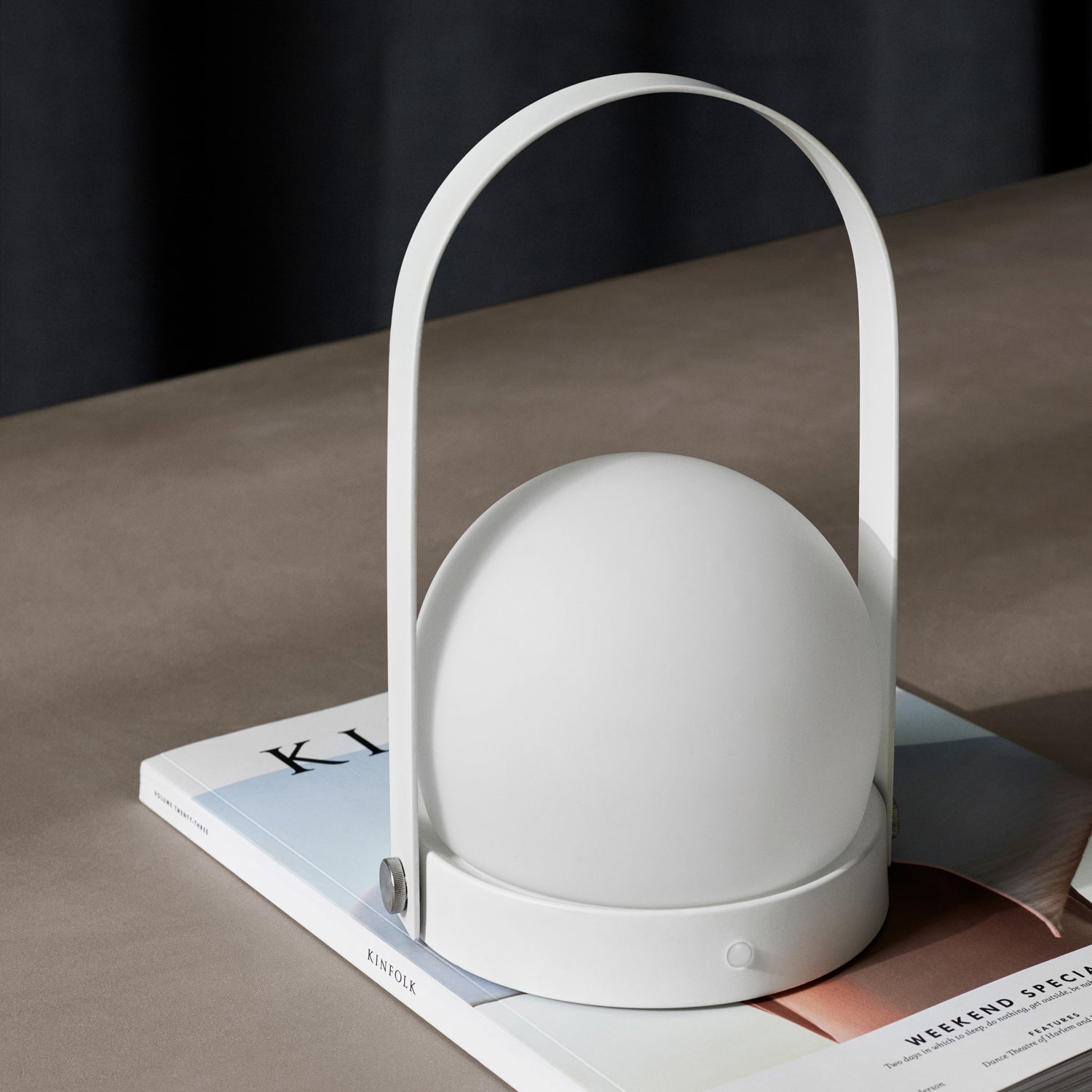 Audo Copenhagen Carrie Portable Indoor/Outdoor LED Lamp by Menu Design ...