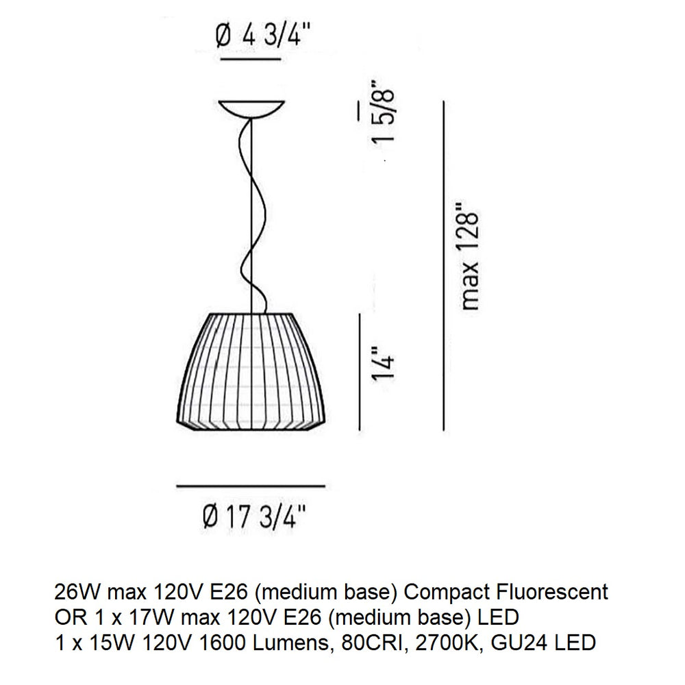 Axo Light Bell Pendant Light - 2Modern