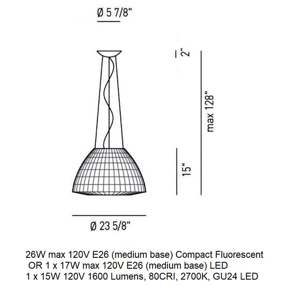 Axo Light Bell Pendant Light - 2Modern