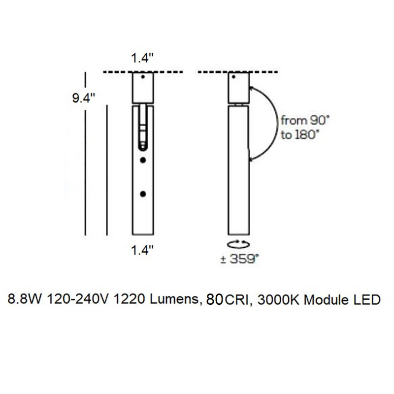 Axo Light Ego Wall/Ceiling Light - 2Modern