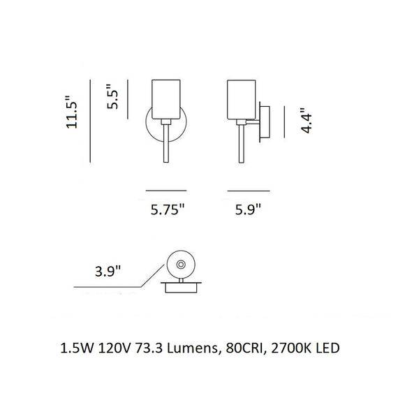 Axo Light Spillray Wall Sconce - 2Modern