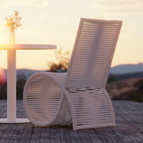 Azzurro Living Wave Outdoor Dining Chair (Set of 2) - 2Modern