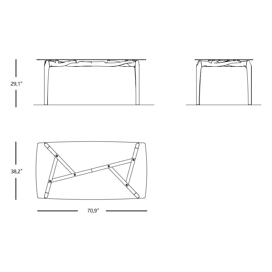 BD Barcelona Carlina Dining Table - 2Modern