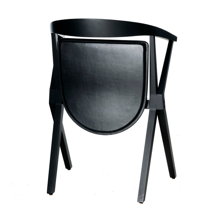 BD Barcelona Chair B Folding Chair with Leather Seat - 2Modern