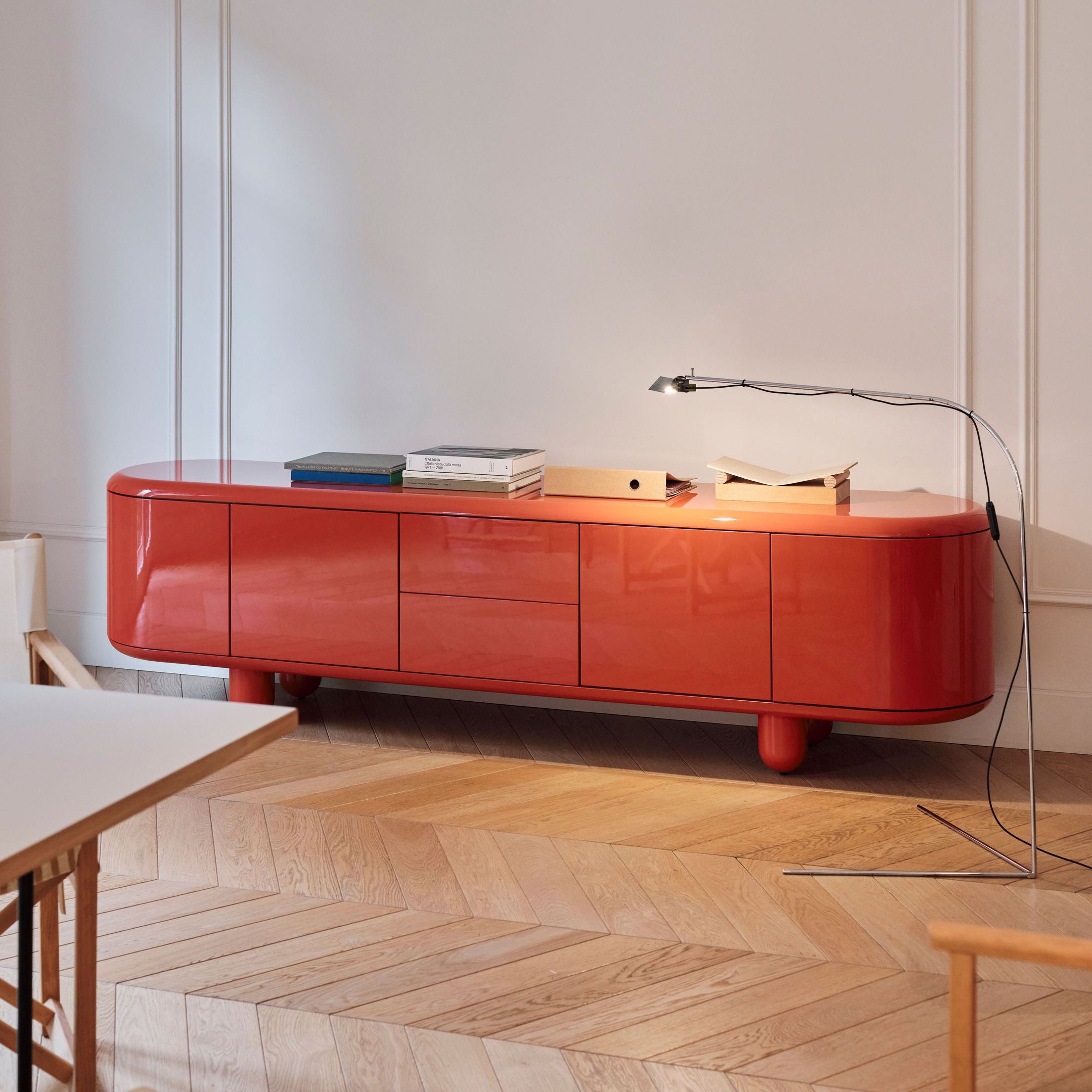 BD Barcelona Explorer Low Media Cabinet - 4 Doors with 2 Drawers - 2Modern