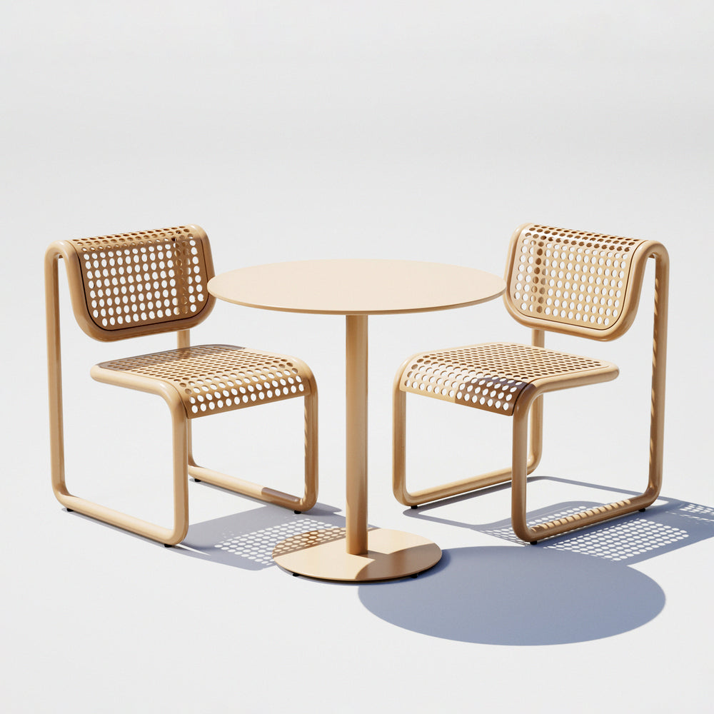 Bend Goods Tube Outdoor Dining Chair - 2Modern