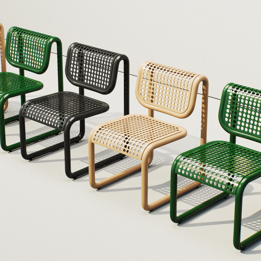 Bend Goods Tube Outdoor Dining Chair - 2Modern
