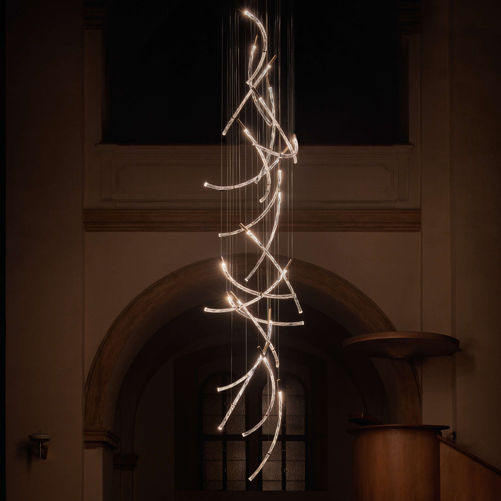 BOMMA Flare 19-Light LED Chandelier - 2Modern