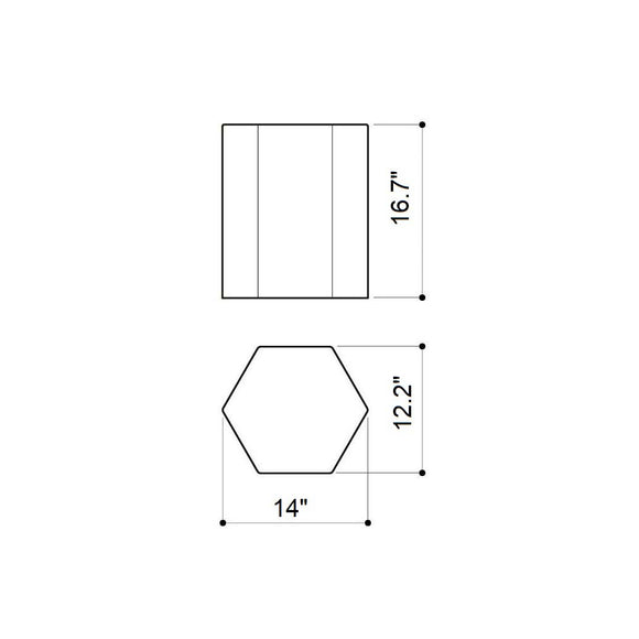BOMMA Hex Table - 2Modern