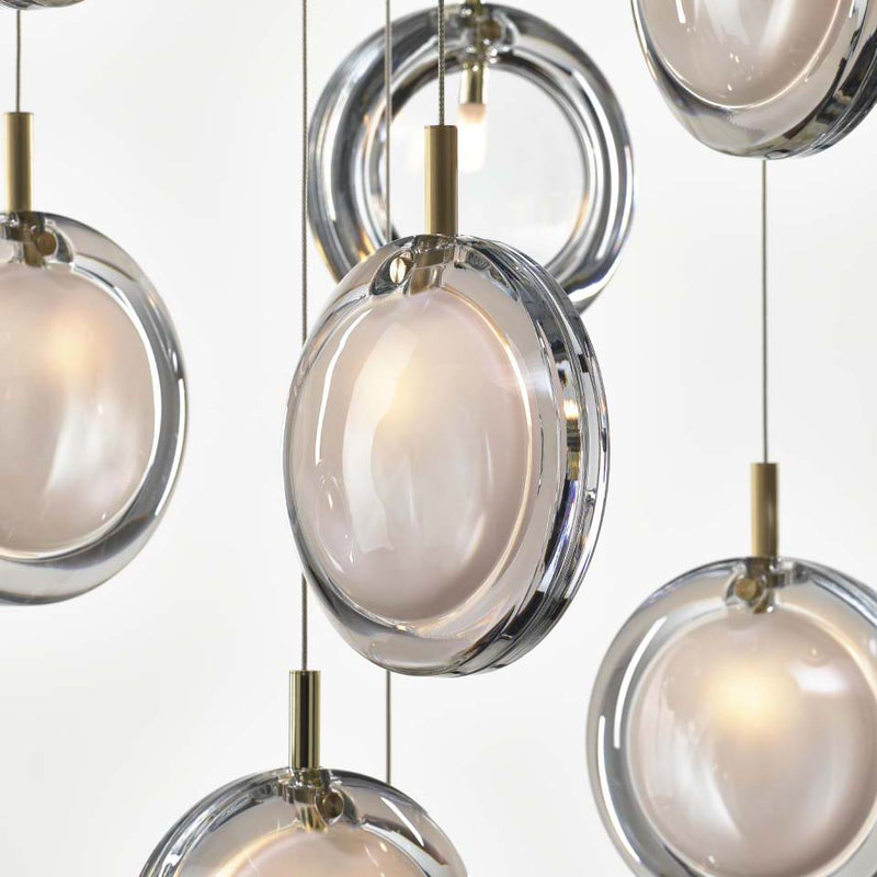 BOMMA Lens Round LED Chandelier - 2Modern