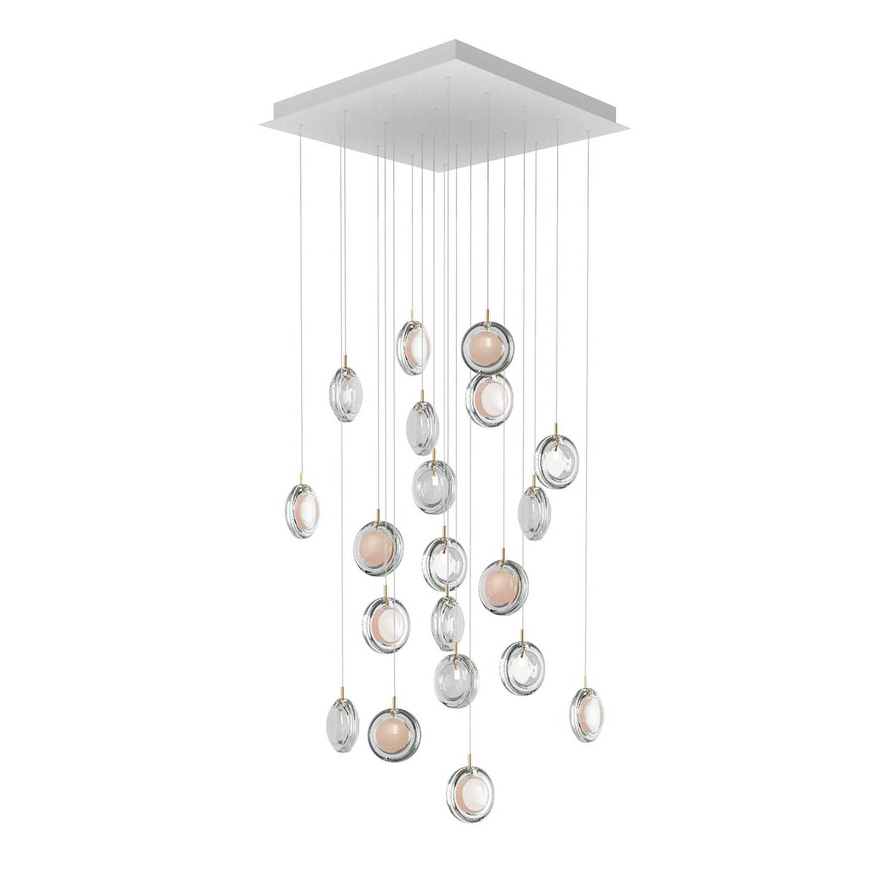 BOMMA Lens Square LED Chandelier - 2Modern