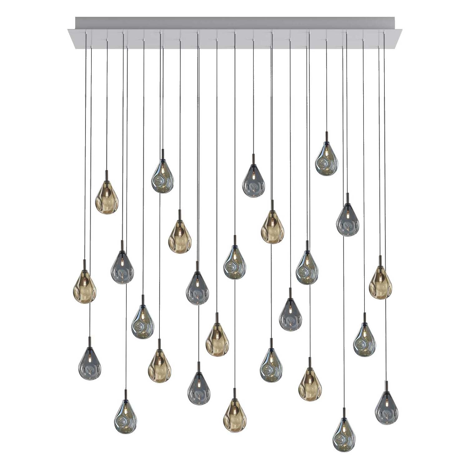 BOMMA Soap Mini Rectangle LED Chandelier - 2Modern