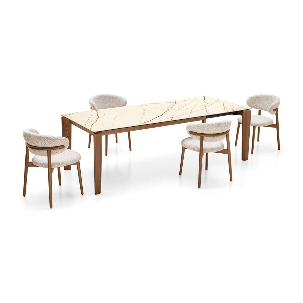 Calligaris Dogma Rectangular Extendable Dining Table - 2Modern