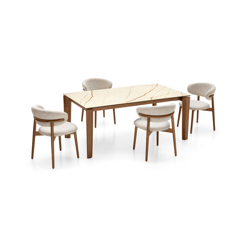 Calligaris Dogma Rectangular Extendable Dining Table - 2Modern