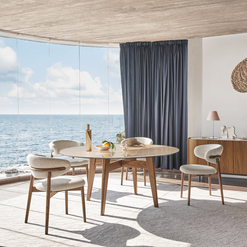 Calligaris Oleandro Chair with Wood Base - 2Modern