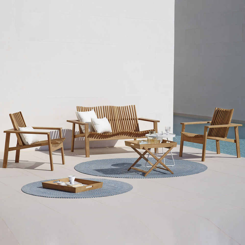 Cane-line Amaze Outdoor Teak Stackable 2 Seater Sofa - 2Modern