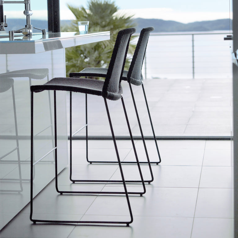 Cane-line Breeze Outdoor Stackable Bar Chair - 2Modern