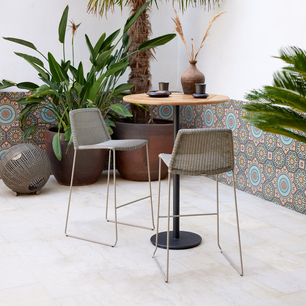 Cane-line Breeze Outdoor Stackable Bar Chair - 2Modern