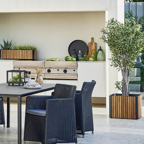 Cane-line Combine Outdoor Square Planter - 2Modern