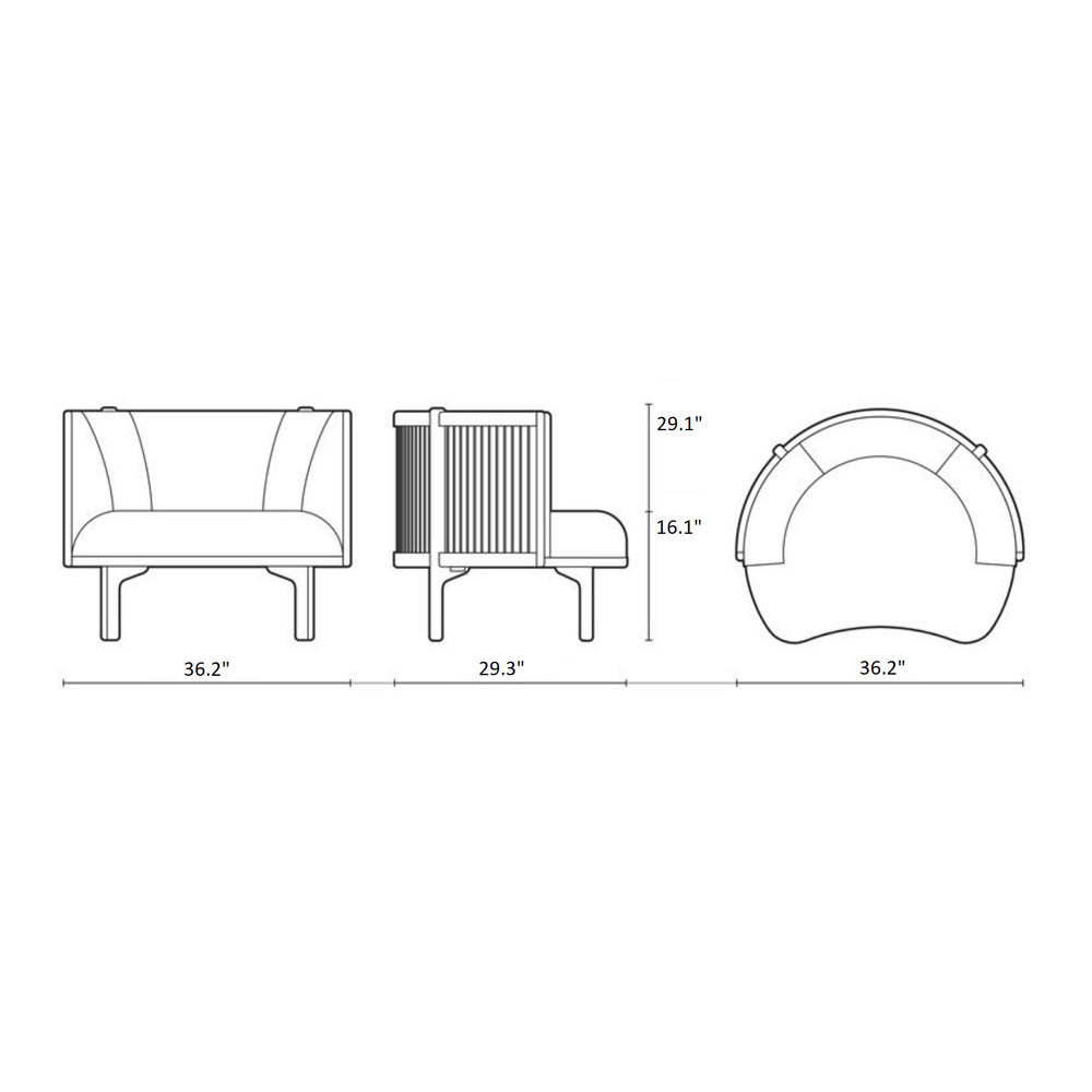 Carl Hansen and Son Sideways Lounge Chair - 2Modern