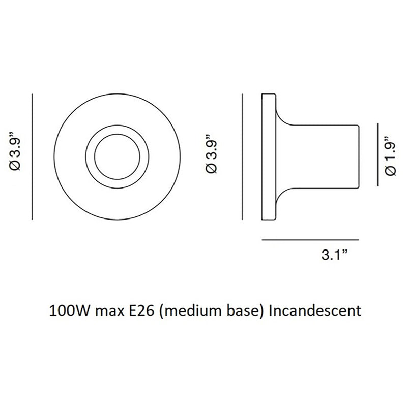 Carpyen Punt Wall/Ceiling Light - 2Modern