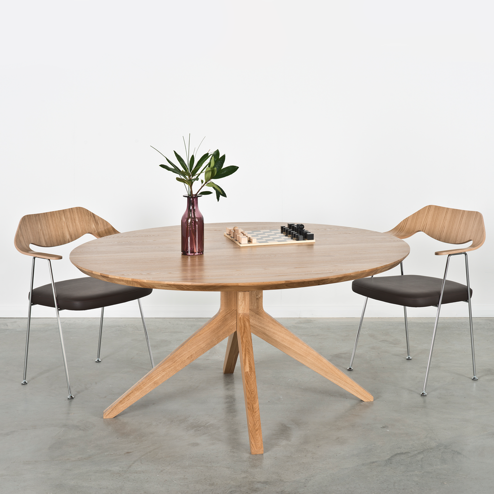 Case Furniture Cross Round Dining Table - 2Modern
