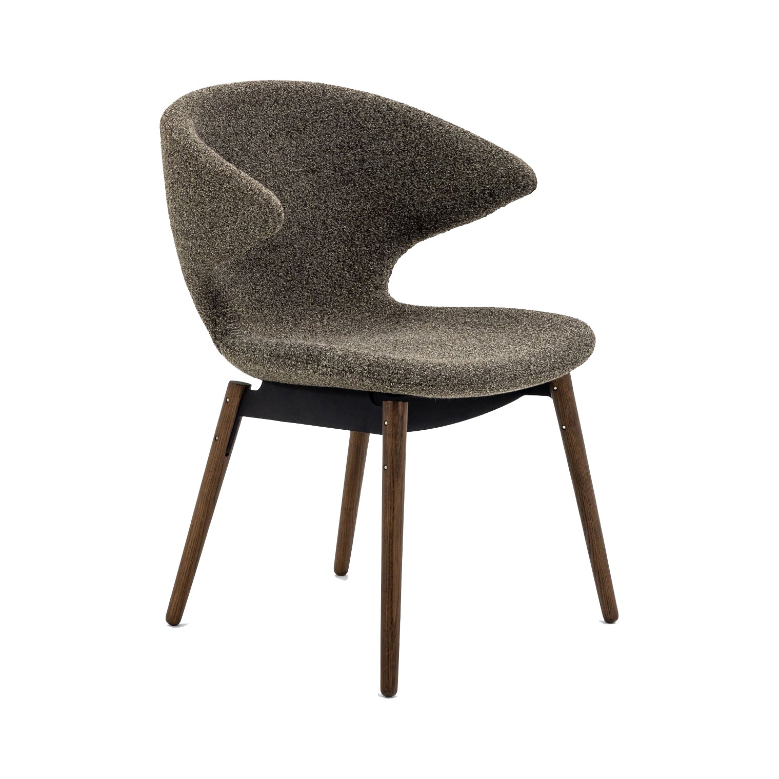 Case Furniture Ella Dining Chair with Wood Legs - 2Modern