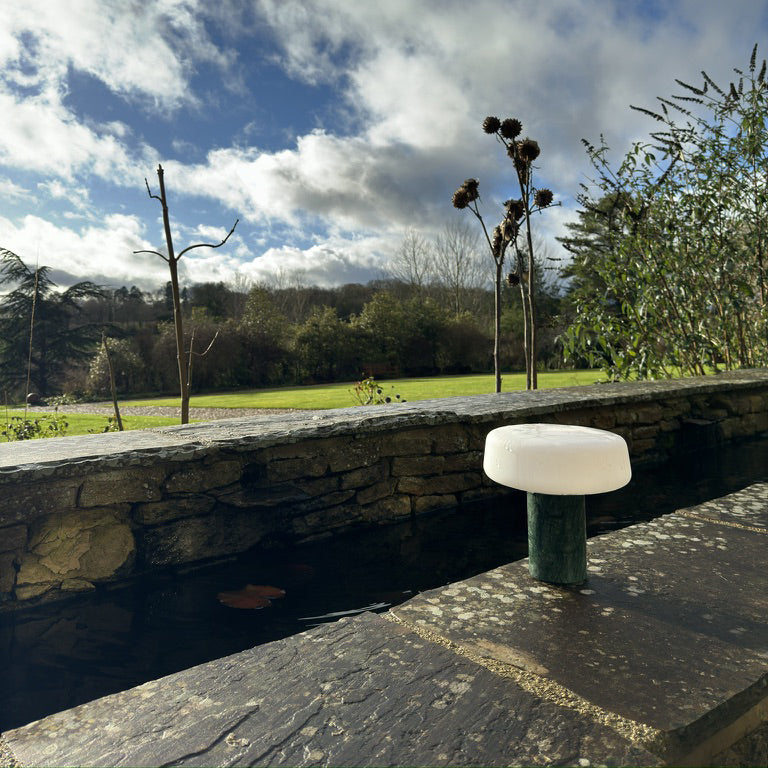 Case Furniture Solid Marble Rechargeable Table Lamp - 2Modern