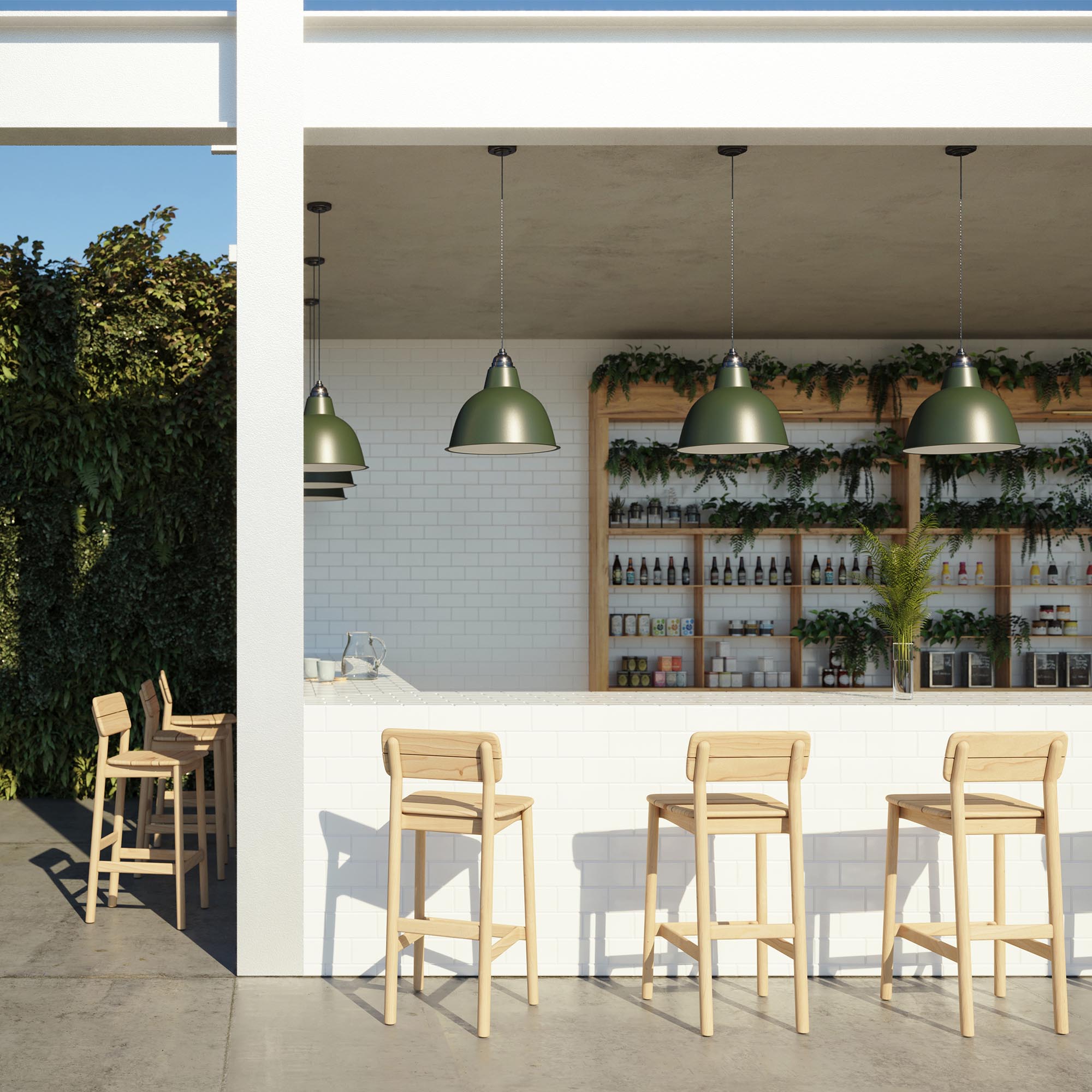 Case Furniture Tanso Outdoor Bar Stool - 2Modern