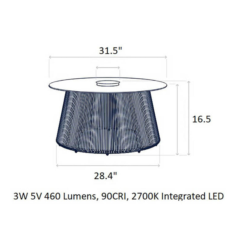 Bover Nit Outdoor LED Table - 2Modern