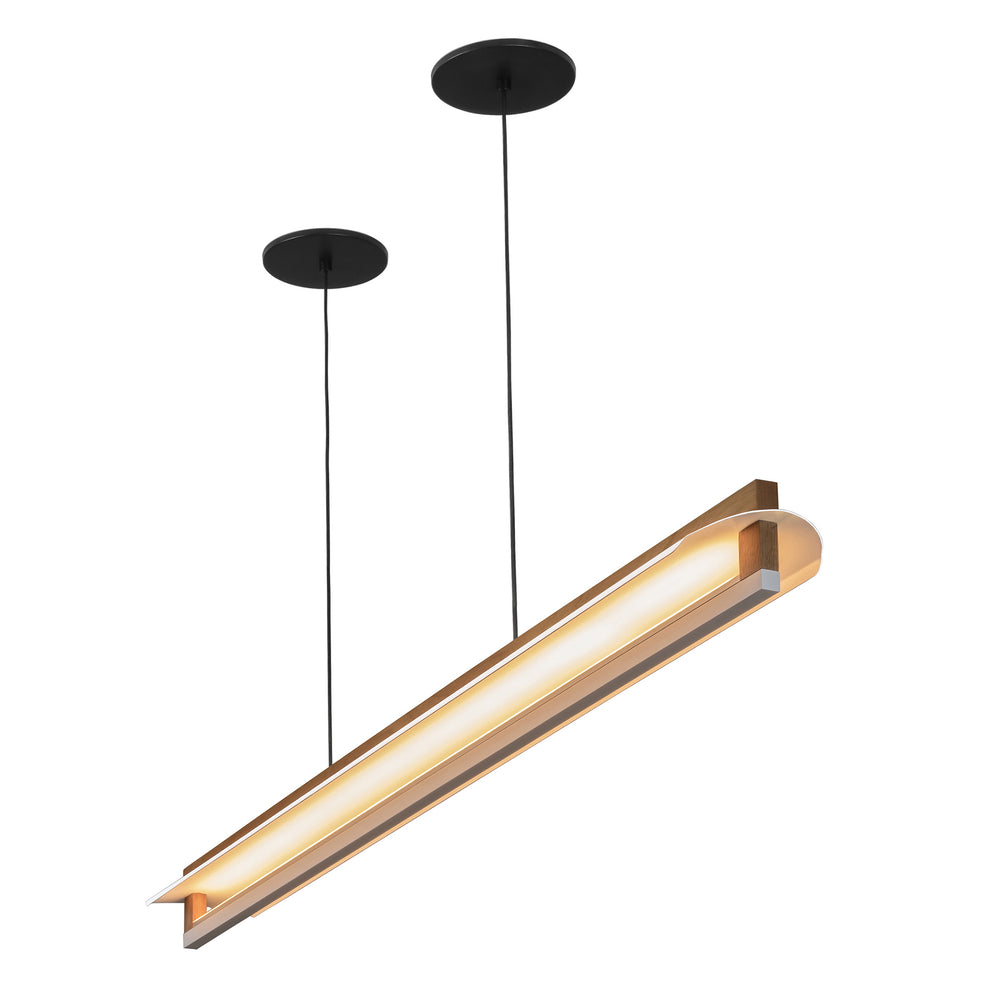 Cerno Nubis Linear Split Canopy LED Pendant Light - 2Modern
